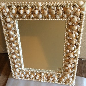 Large Shell Mirror, Handmade Seashell Mirrors, Custom Order Shell ...