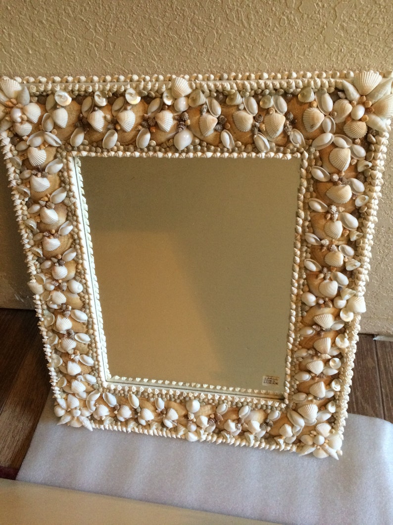 Large Shell Mirror Handmade Seashell Mirrors Custom Order - Etsy