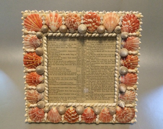 Handmade Seashell Picture Frame Shell Frame Beach Decor - Etsy