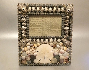 Handmade Seashell Picture Frame Shell Frame Beach Decor | Etsy