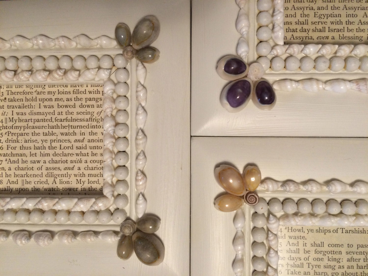 Handmade Seashell Picture Frame Shell Frame Beach Decor - Etsy