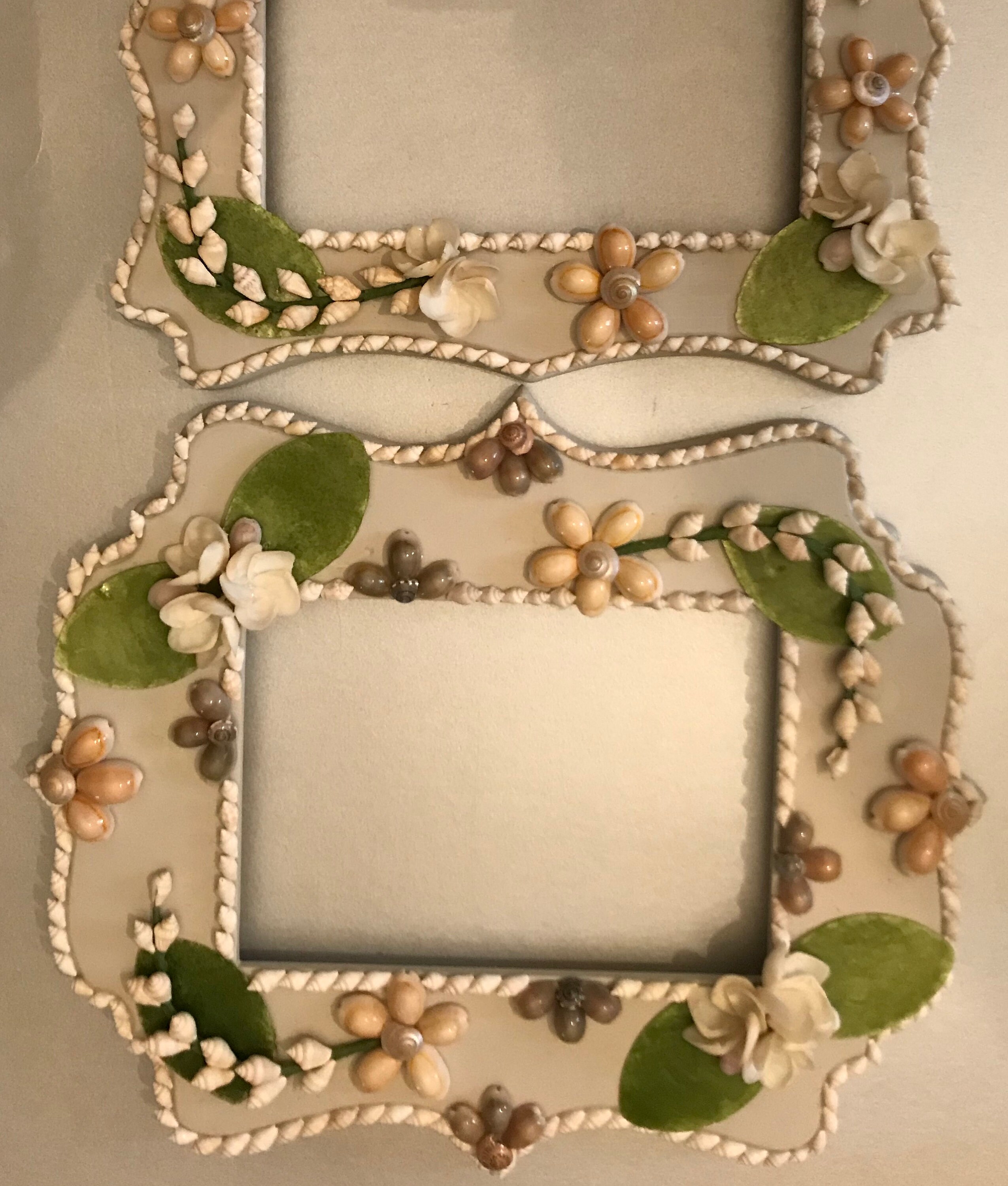 Handmade Shell Frame Floral Series Seashell Picture Frame - Etsy