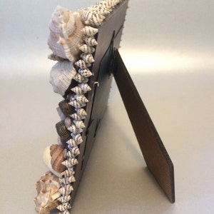 Handmade Seashell Picture Frame Shell Frame Beach Decor Coastal Style ...