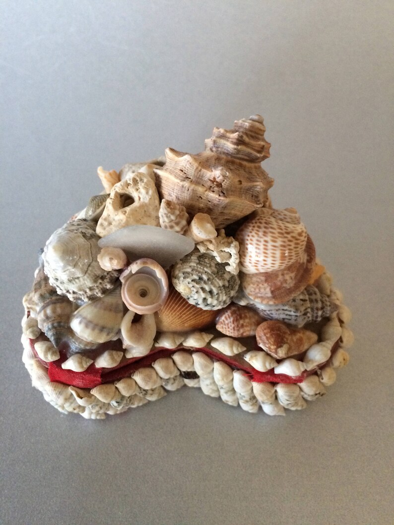 Handmade Vintage Seashell Box One-of-a-kind Shell Box Unique - Etsy