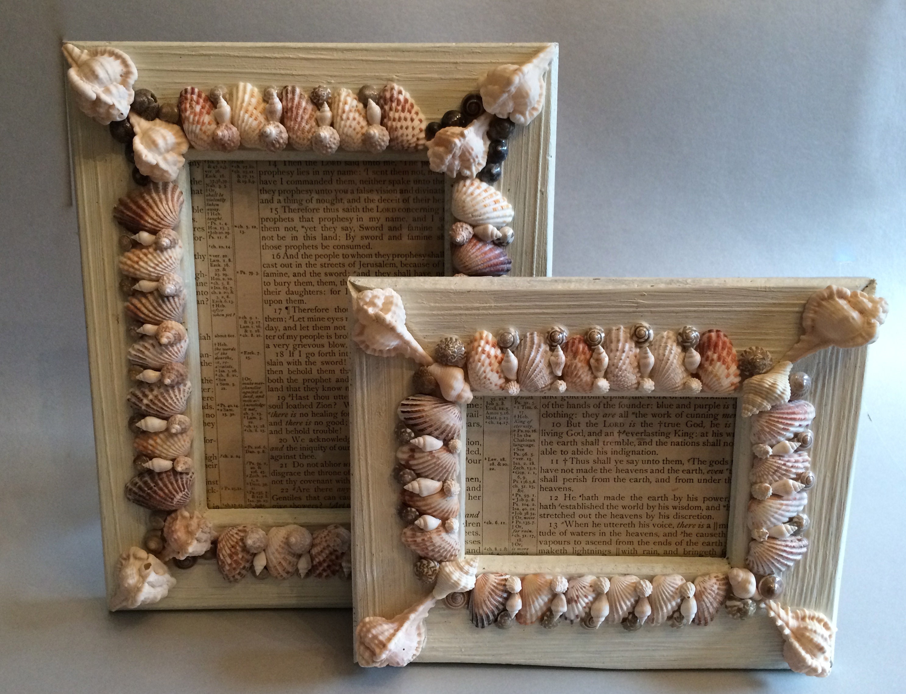 Handmade Shell Frame Seashell Picture Frame Sea Shell Photo - Etsy