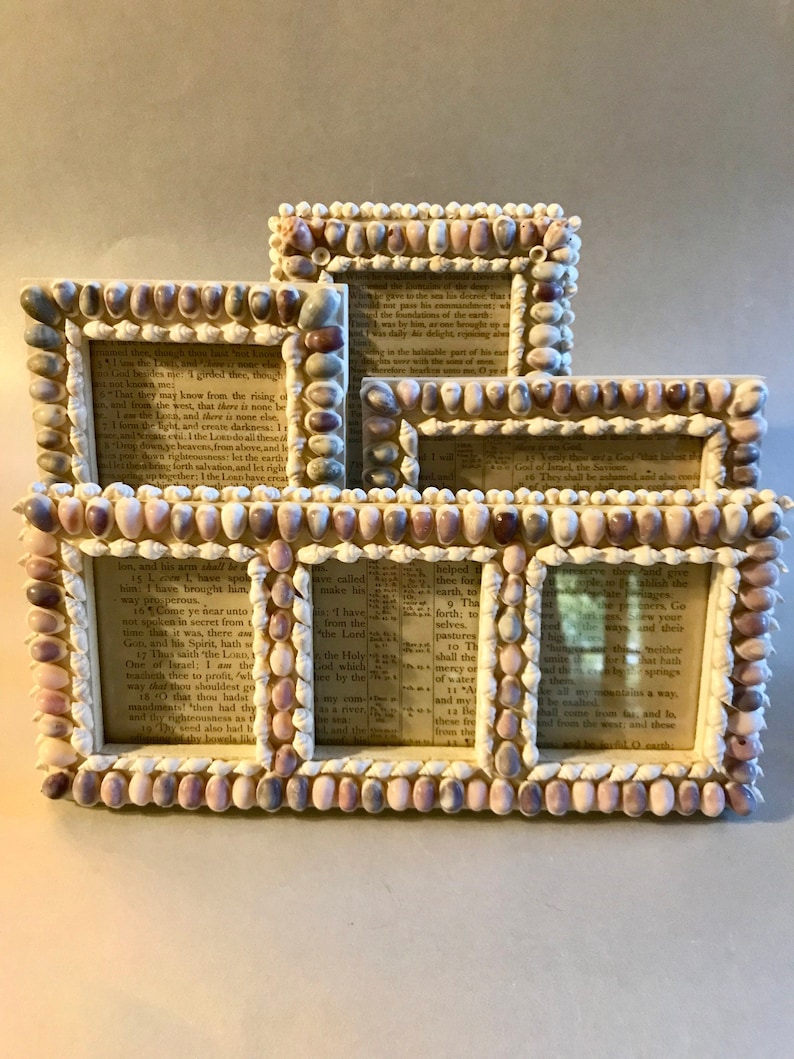 Handmade Shell Frame, Seashell Picture Frame, Sea Shell Photo Frame - Etsy