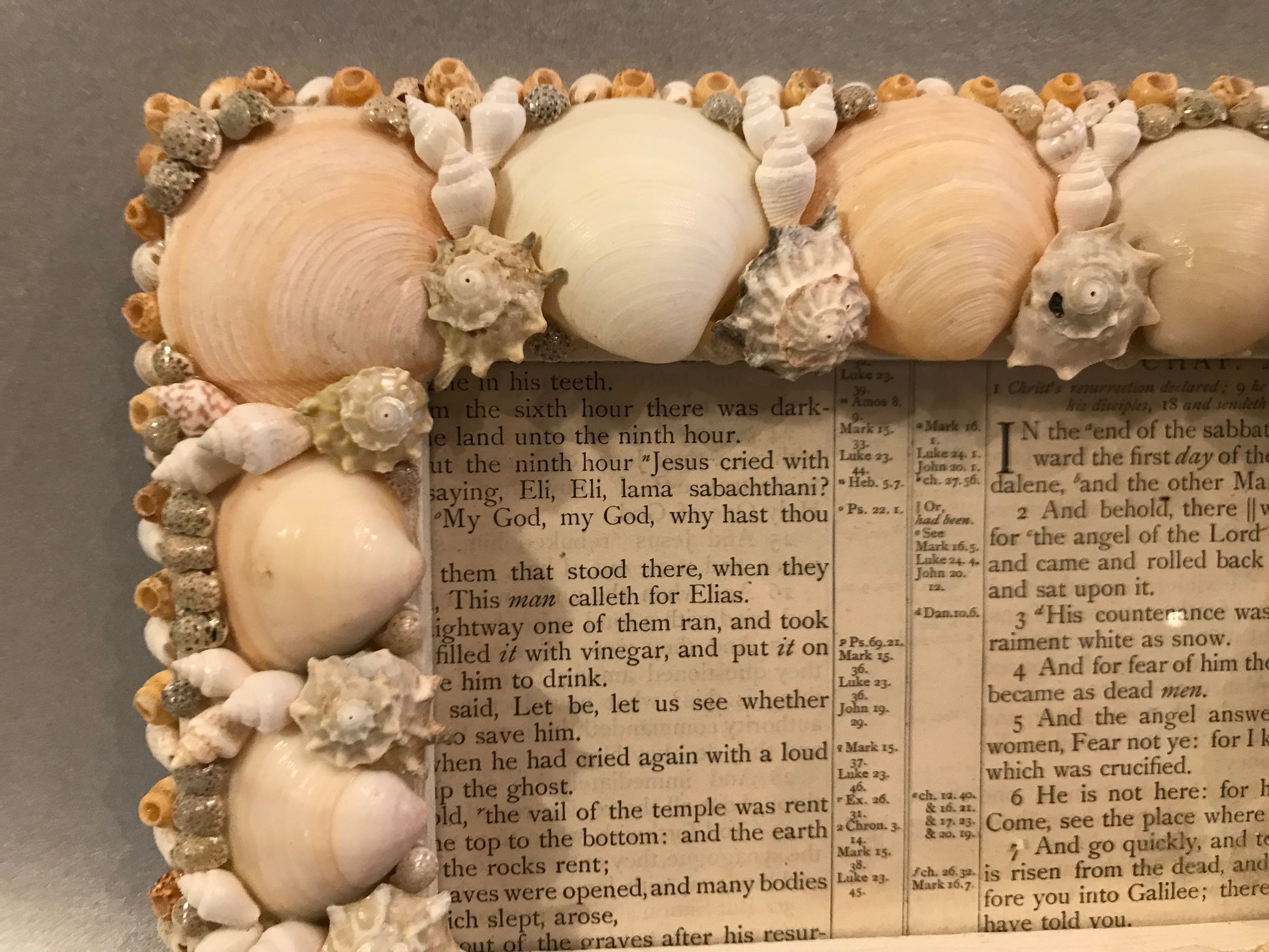 Handmade Shell Frame Seashell Picture Frame Sea Shell Photo - Etsy
