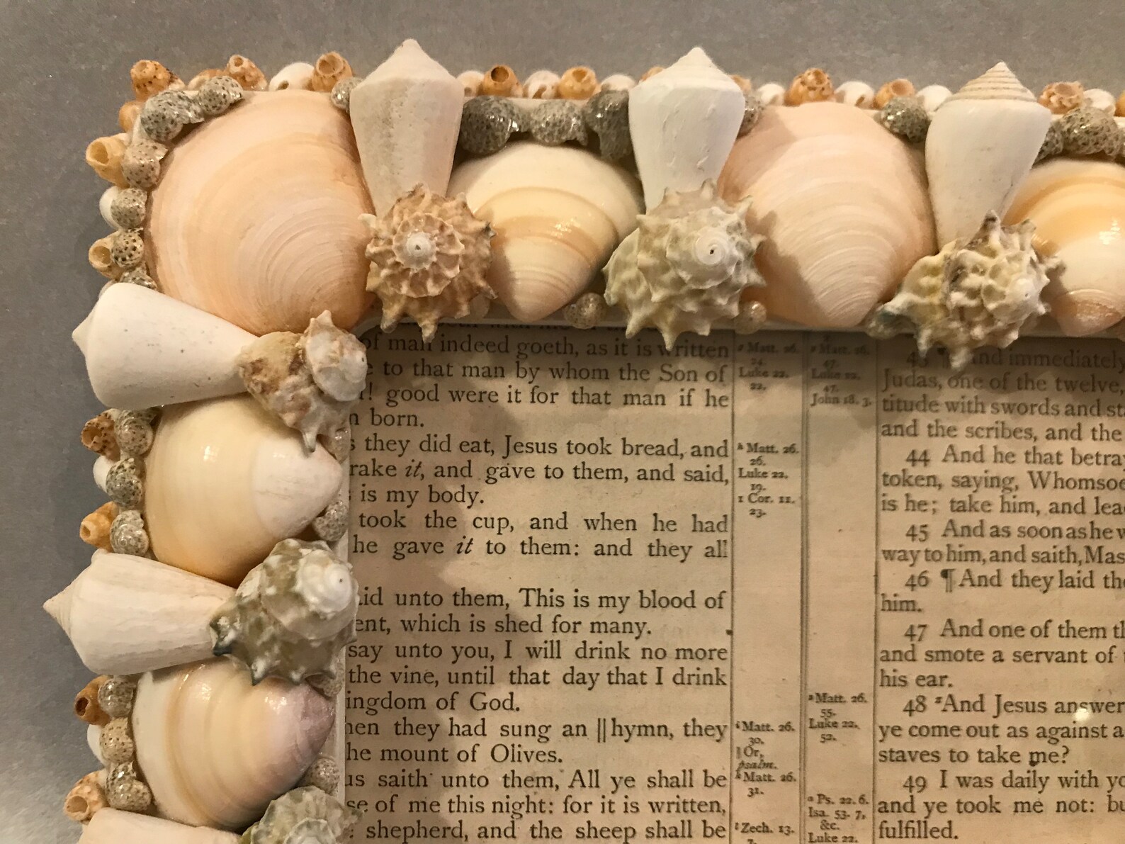 Handmade Shell Frame Seashell Picture Frame Sea Shell Photo - Etsy