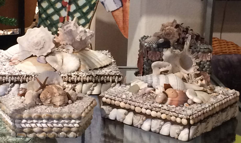 Handmade Seashell Box, Glass Top Shell Box - Etsy