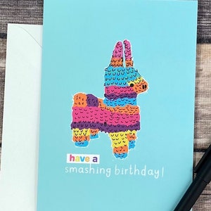 Piñata Pun Card - Etsy
