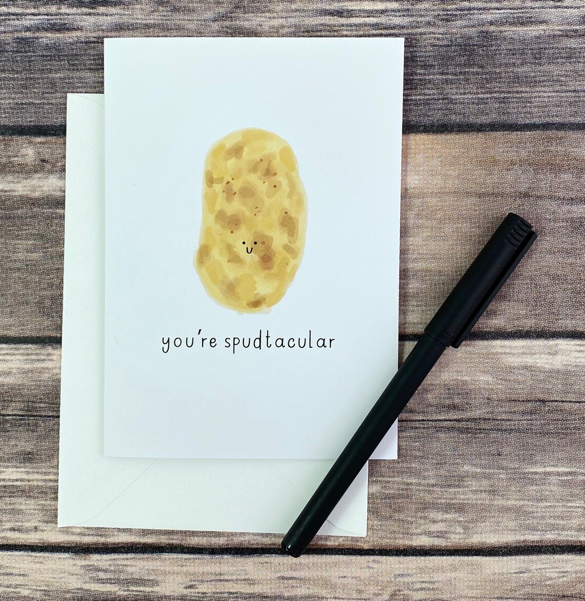 Funny You're Spudtacular Potato Spud Friendship Love Card | Etsy