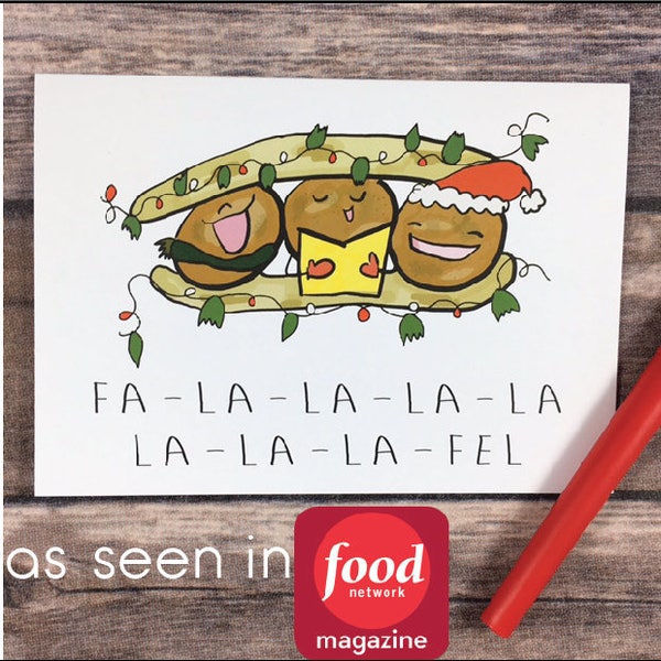 Falafel Card - Etsy