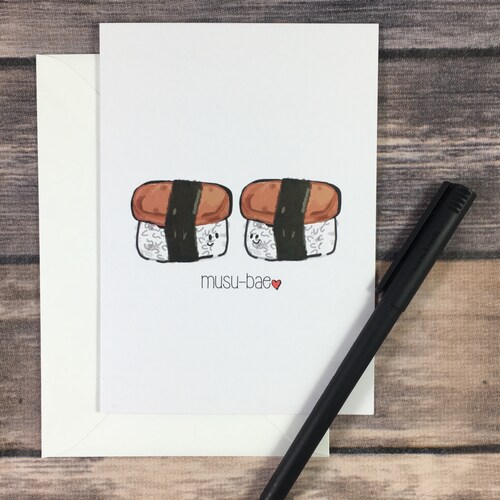 Love You so Mochi Funny Japanese Food Pun Card for | Etsy