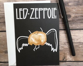 Led Zeppelin Card | Etsy