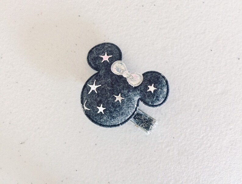 Fully Lined Hair Clips Toddler Hair Clips Mouse Inspired Hair - Etsy