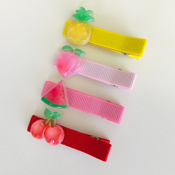Fruit Hair Clips - Etsy