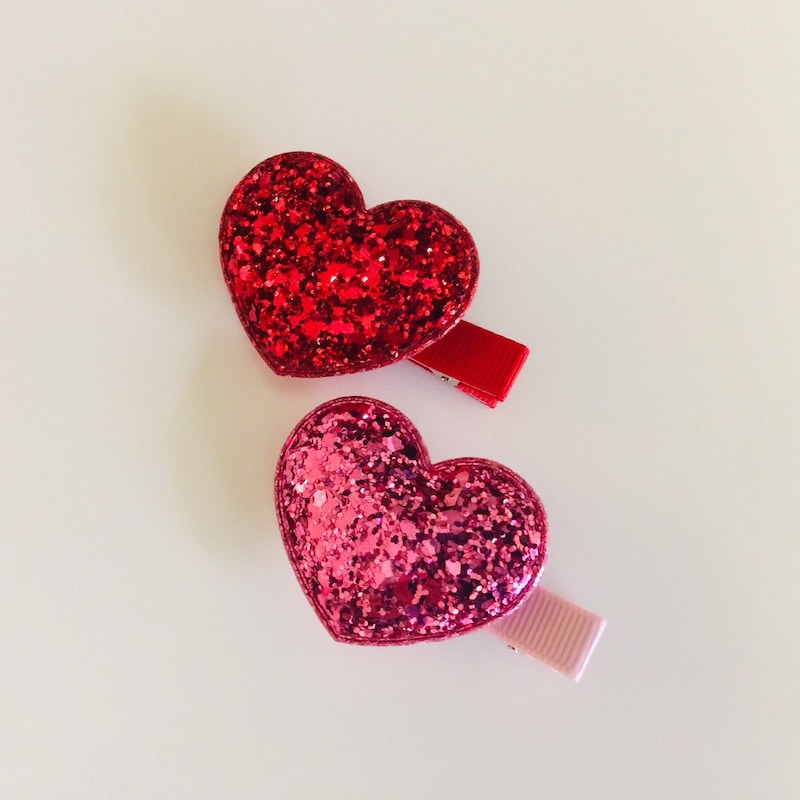 Heart Hair Ties - Etsy