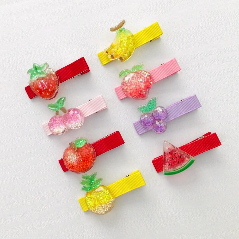 Fruit Hair Clips - Etsy
