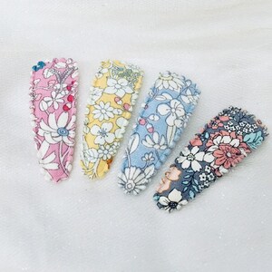 Girls Snap Clips Toddler Snap Clips Snap Clip Sets Flower Snap - Etsy
