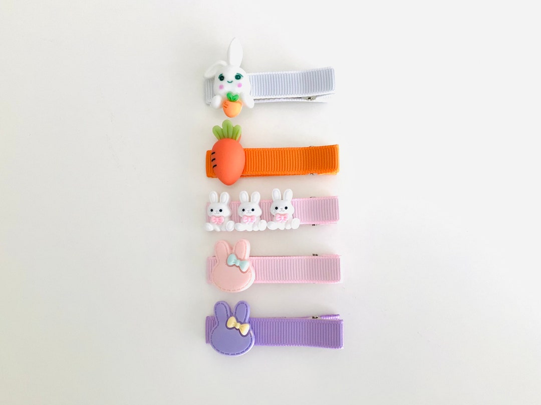 Easter Hair Clip Easter Bunny Hair Clip Toddler Hair Clips Spring Hair ...