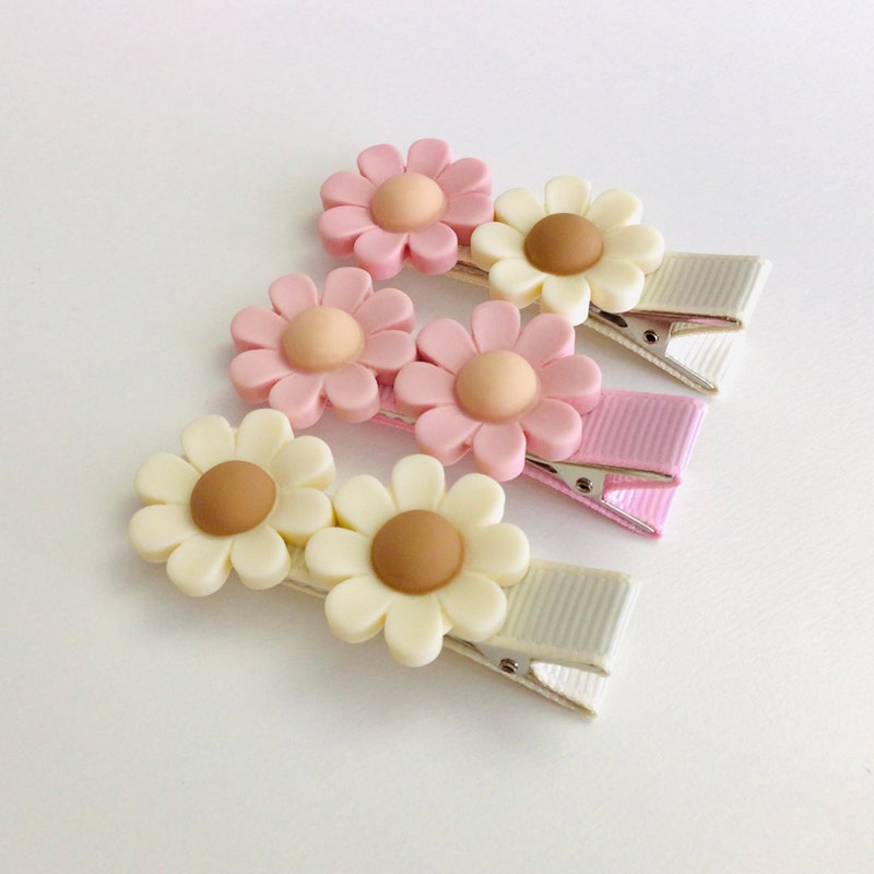 Flower Hair Clips - Etsy