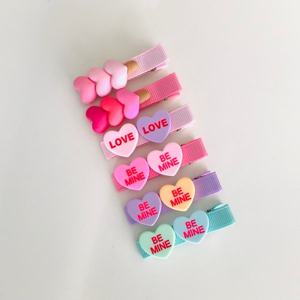 Valentine Hair Bows - Etsy