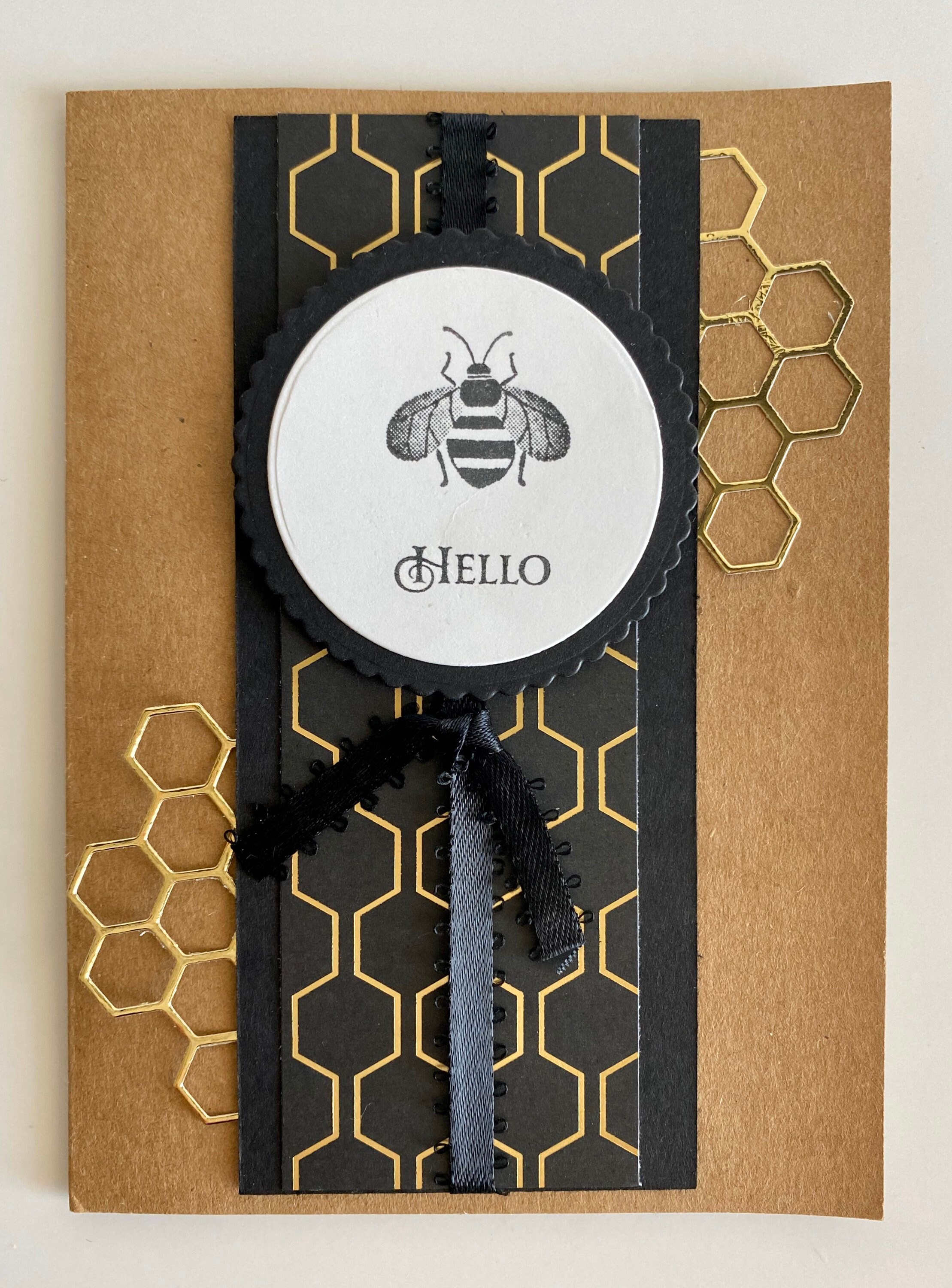 Set of 5 Bee Greeting Cards - Etsy