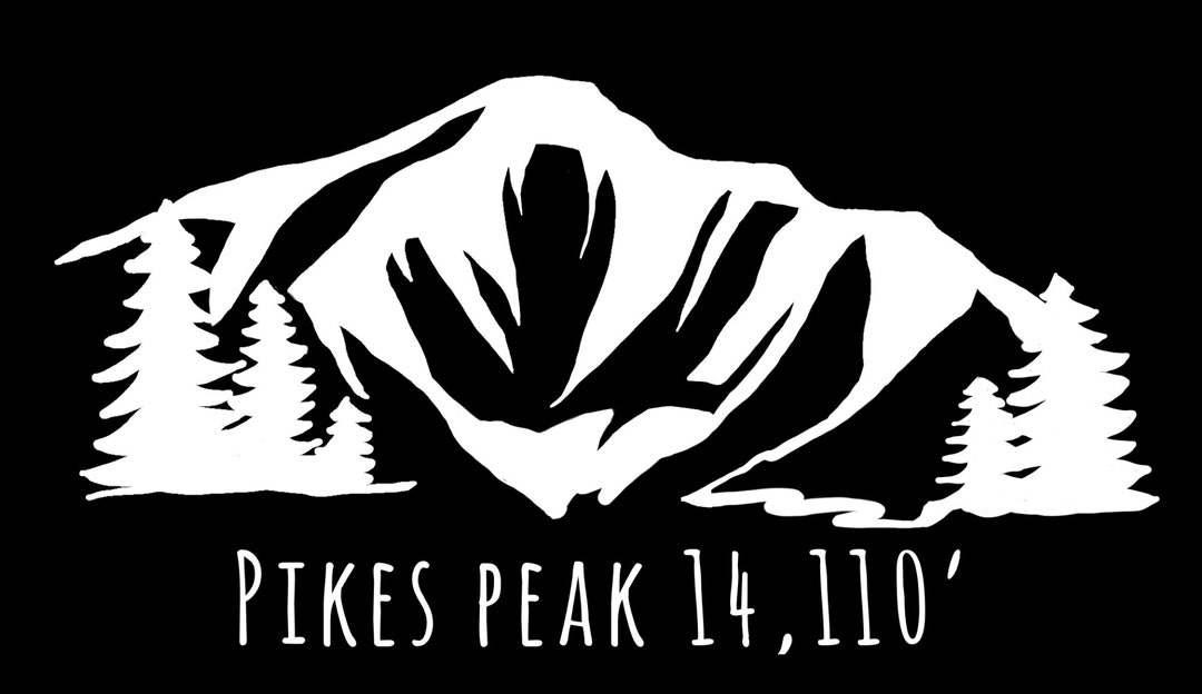 Pikes Peak Colorado 14er Sticker - Etsy