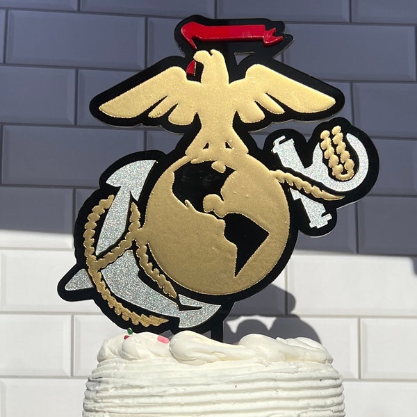 Marine Cake Topper - Etsy