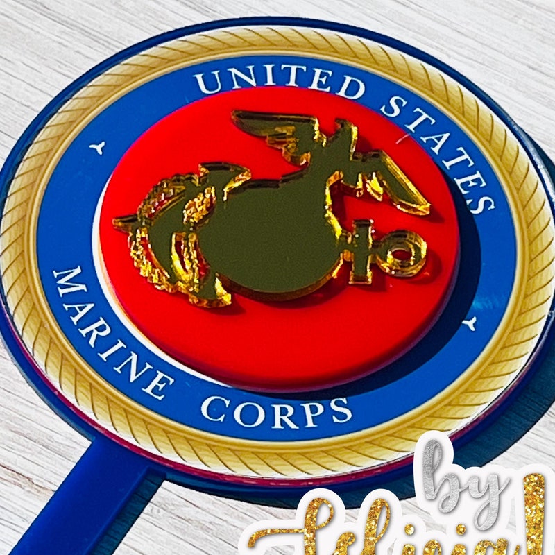 Marine Corps Birthday Cake - Etsy
