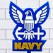 Navy Cake Topper, US Navy Cake Topper, Navy Party Supplies, Navy Party ...