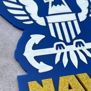 Navy Cake Topper US Navy Cake Topper Navy Party Supplies - Etsy