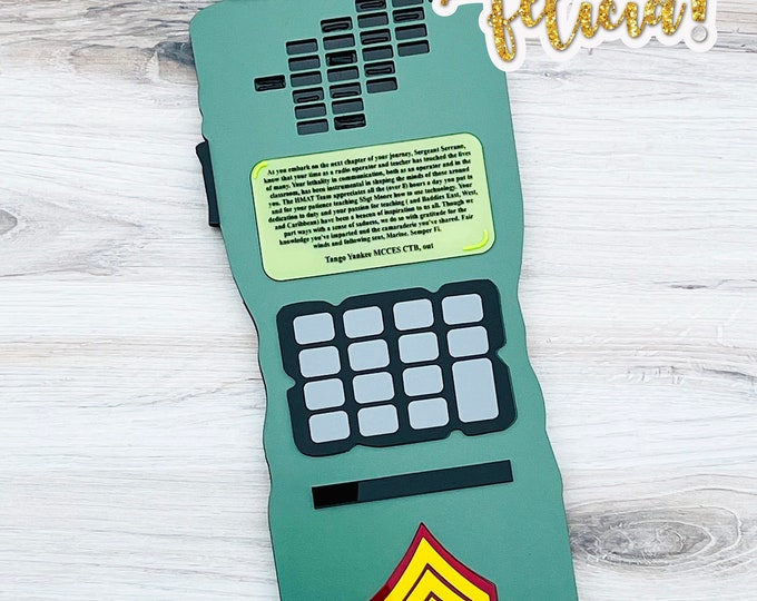 Custom Made Military Plaque| Class Plaque | Award Plaque | Master ...