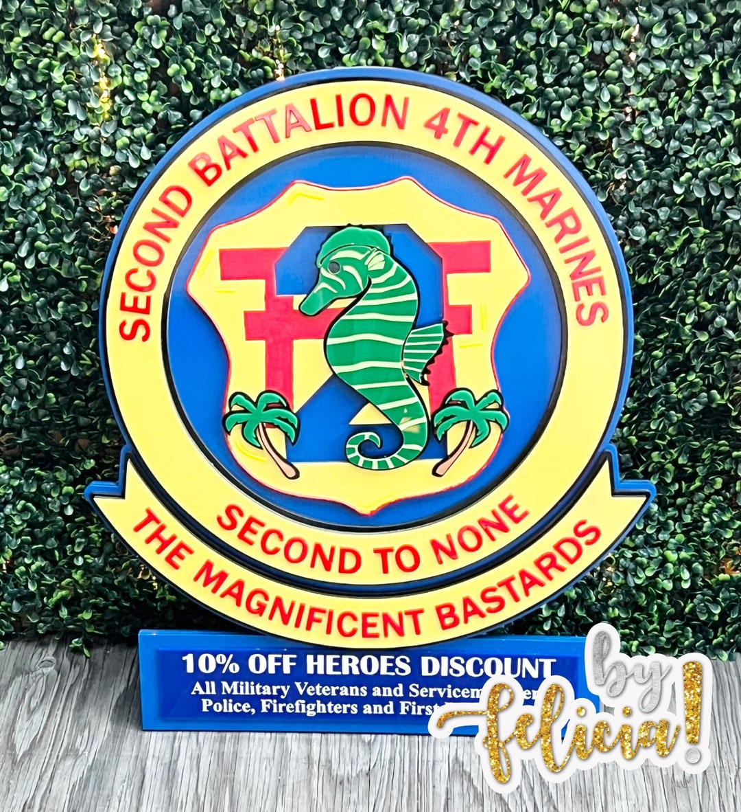 2nd Battalion 4th Marines, Marine Corps Plaques, Marine Corps ...