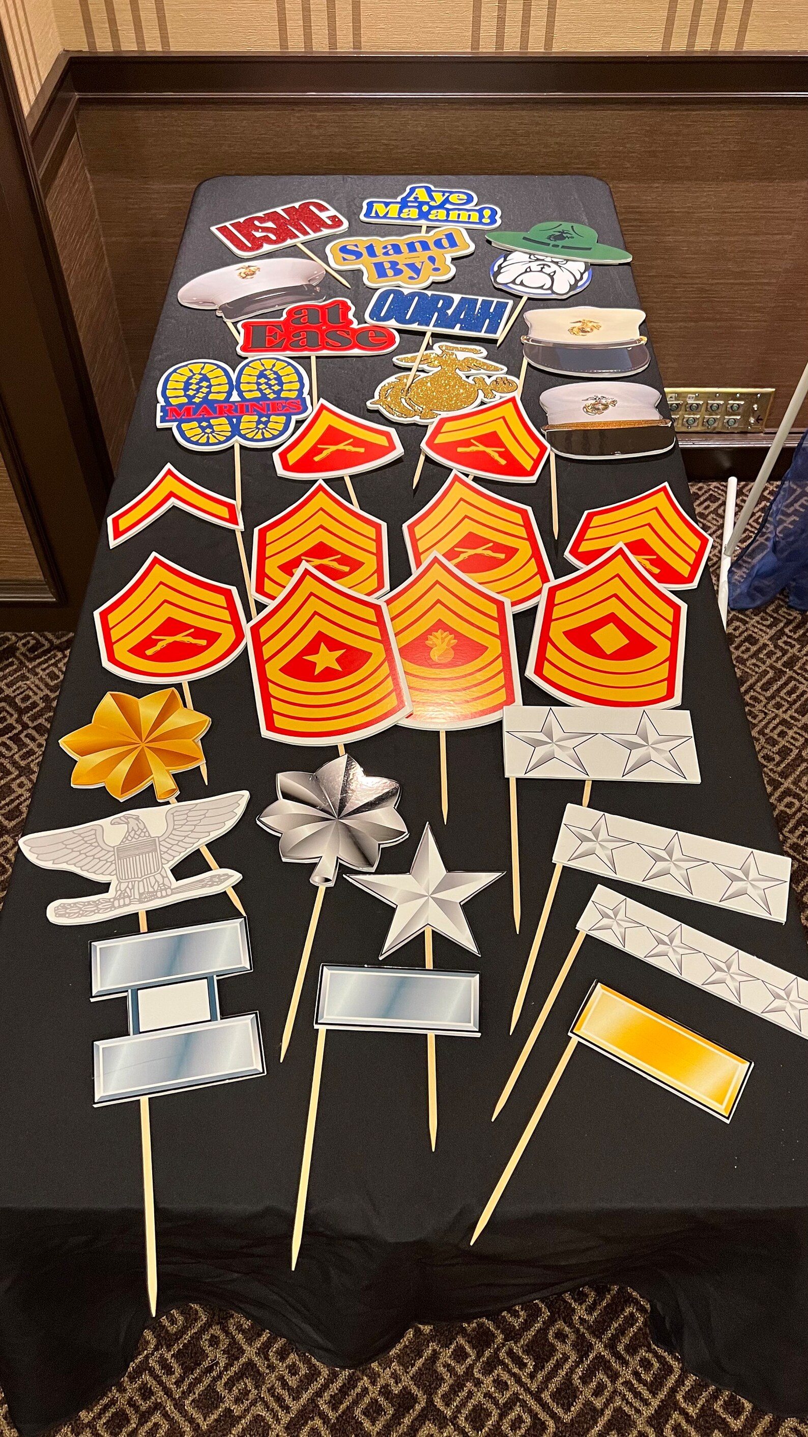 Marines Party Props Marines Boot Camp Graduation Marine Corps Ball Marines USMC License 286-23 ...