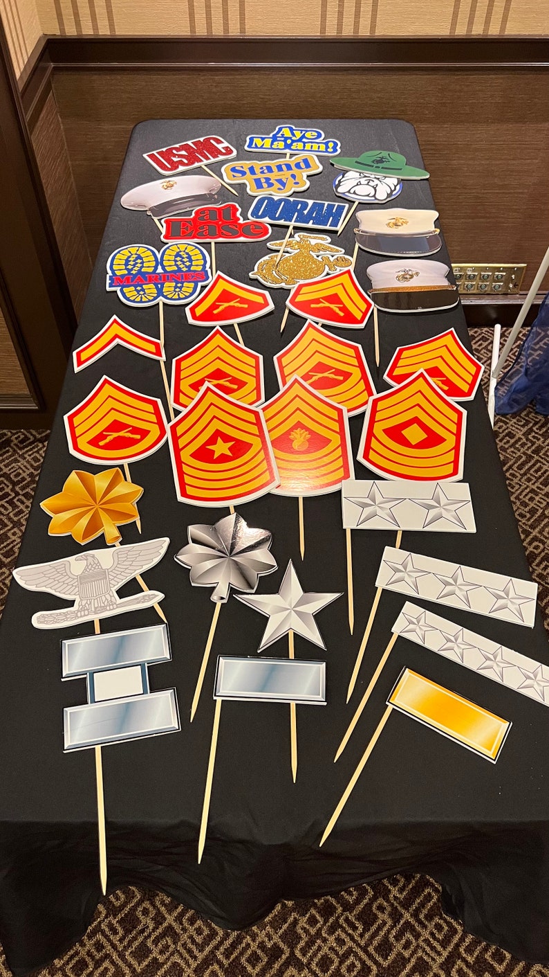 Marines Party Props Marines Boot Camp Graduation Marine - Etsy