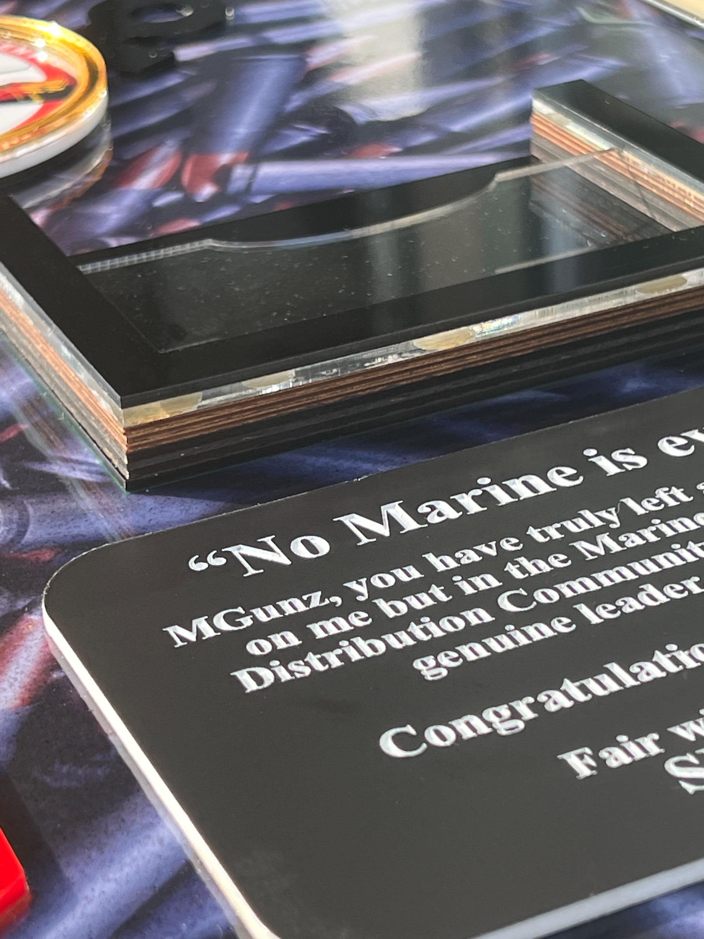 Marine Corps Plaques, Marine Corps Retirement Gift, Marine Corps Gift ...