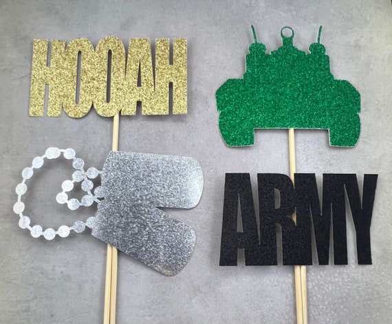Army Themed Centerpieces