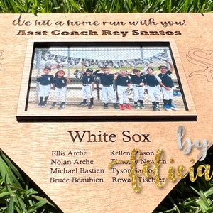 Baseball Coach Gift, Baseball Coach Frame, Baseball Coach Gift Photo ...