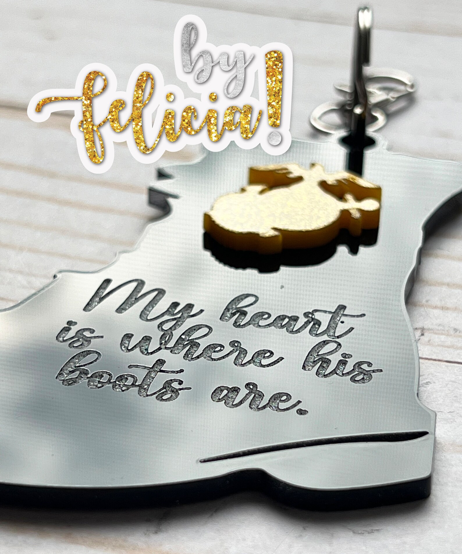 Marine Mom Keychain , Marines Keychain, Marine Corps Gift, Marines ...