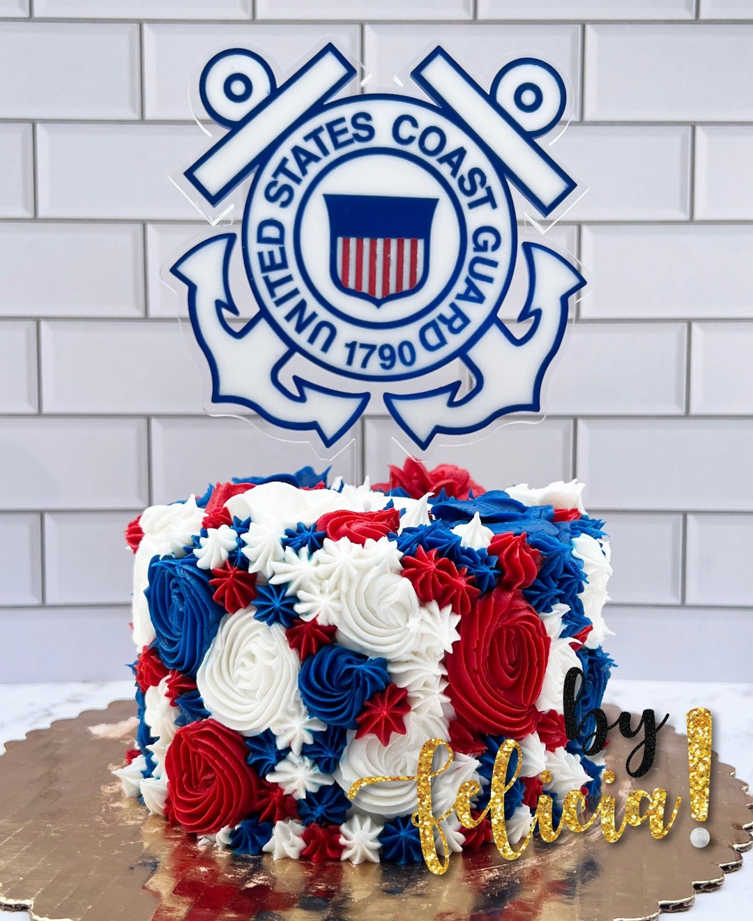 Coast Guard Cake Topper Coast Guard Cake Ideas Coast Guard - Etsy
