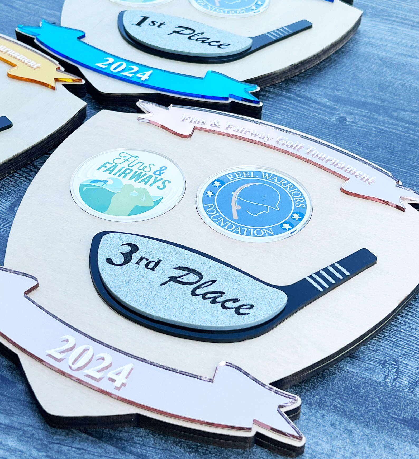 Golf Tournament Plaques, Golf Tournament Gift, Golf Awards, Golf Trophy ...