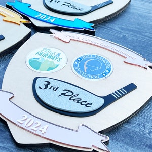 Golf Tournament Plaques, Golf Tournament Gift, Golf Awards, Golf Trophy ...