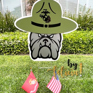 Marines Yard Sign Marines Boot Camp Graduation Marine Corps Ball ...