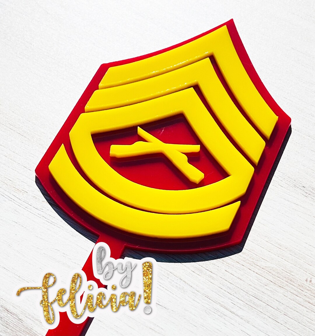 Marine Corps Rank Cake Topper | USMC Cake Topper | Marine Corps ...