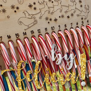 Candy Cane Christmas Countdown | Advent Calendar | Advent Calendar for ...