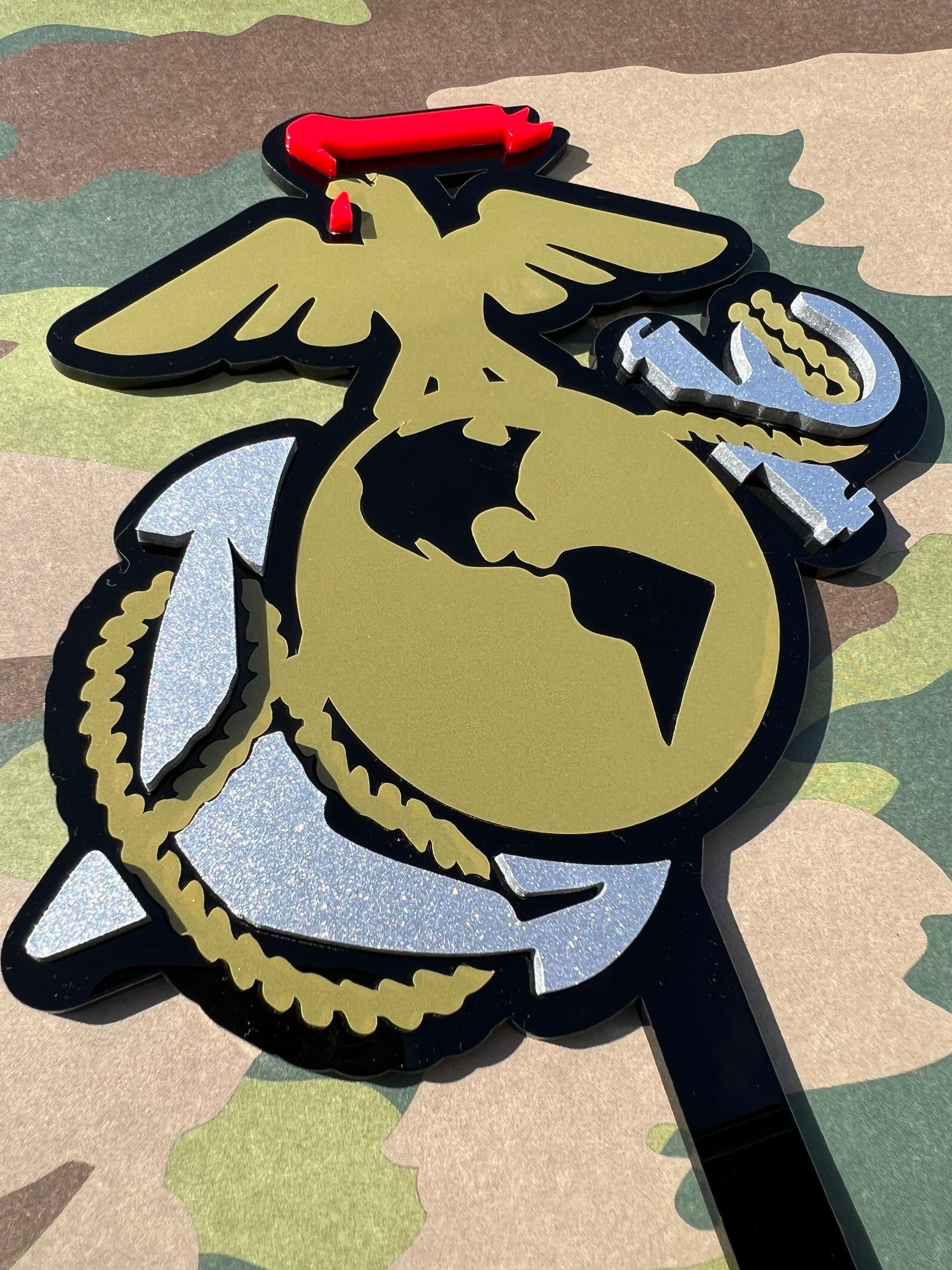 Marine Corps Cake Topper USMC Cake Topper Marine Corps - Etsy