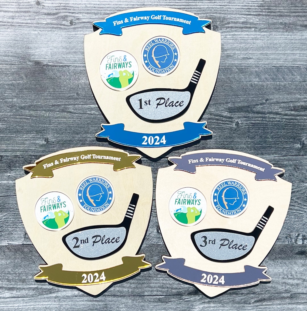 Golf Tournament Plaques, Golf Tournament Gift, Golf Awards, Golf Trophy ...
