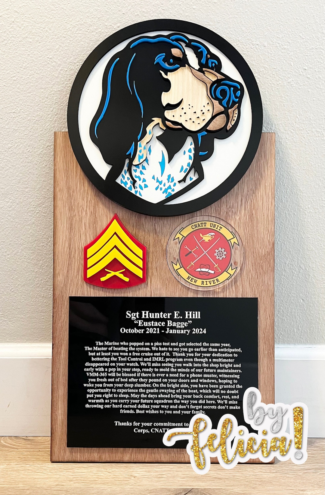Marine Corps Plaques, Marine Corps Retirement Gift, Marine Corps Gift ...