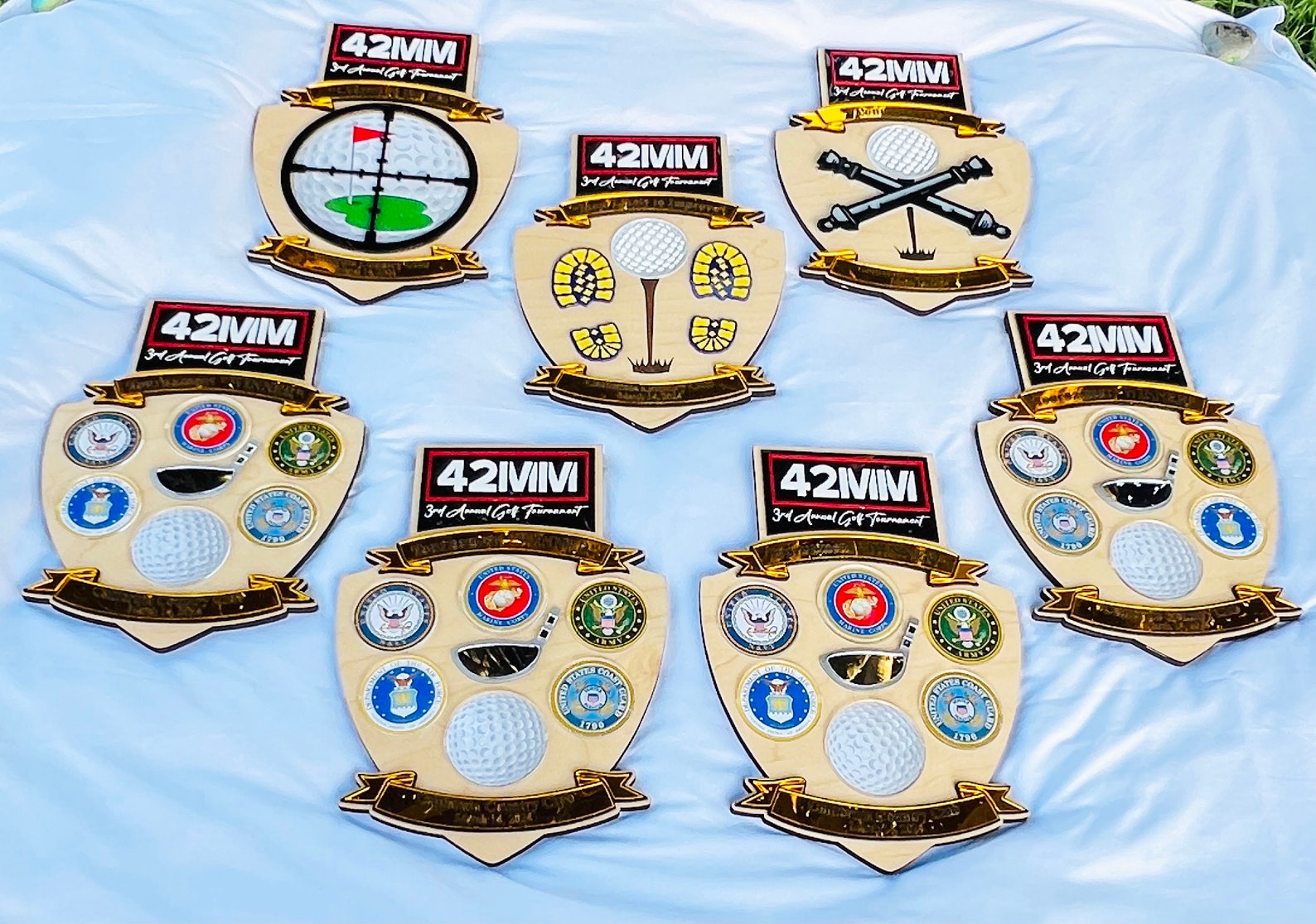 Golf Tournament Plaques, Golf Tournament Gift, Golf Awards, Golf Trophy ...